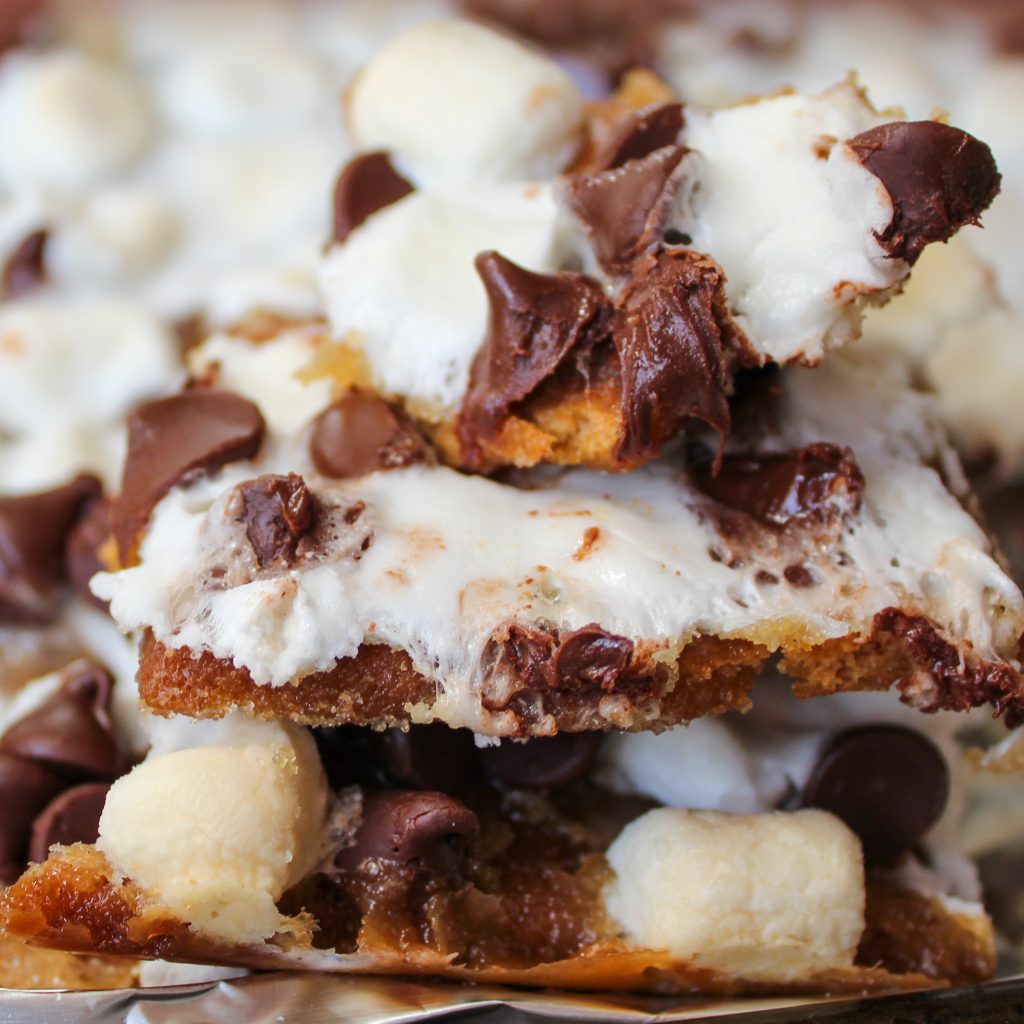 S'mores Crack Cracker Candy - Caramelized & Crunchy - Hungry Six